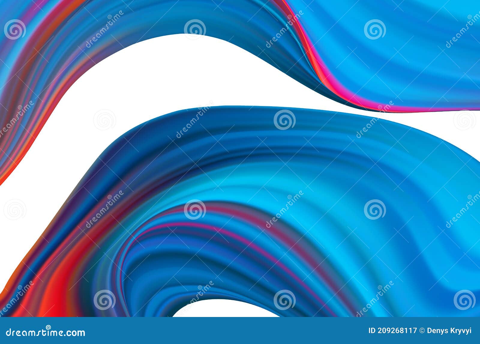 Vector Abstract Blue Color Paint Flow Background. Modern Design. Stock ...