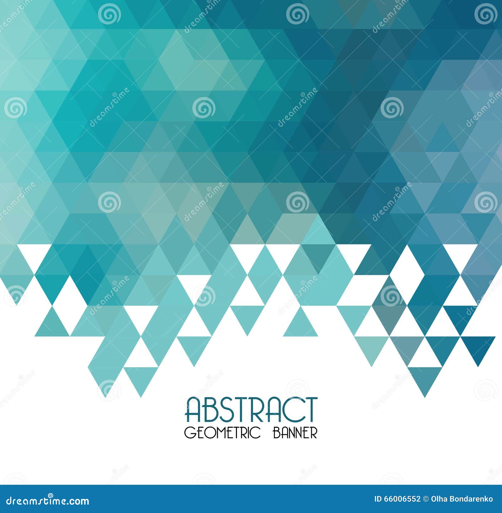 Vector Abstract Blue Geometric Background. Template Stock Vector - Illustration of colorful ...