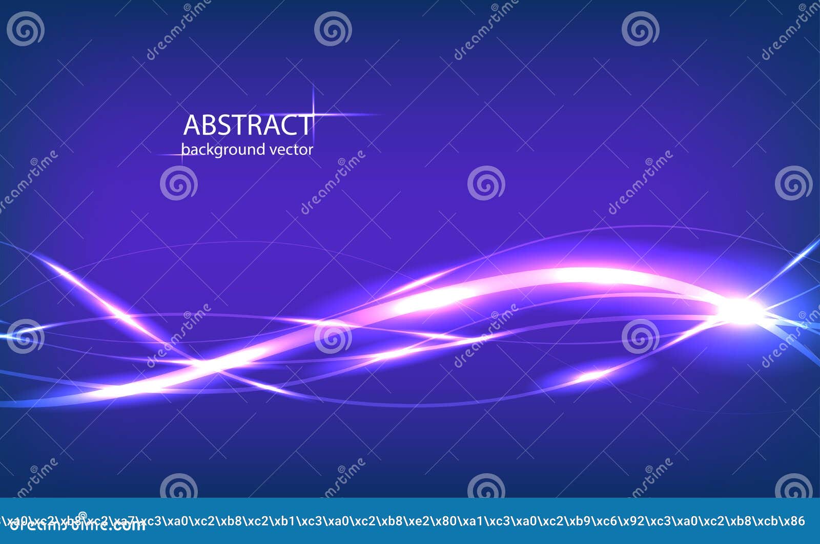 Vector Abstract Blue Motion Light Effect Background. Stock Vector ...
