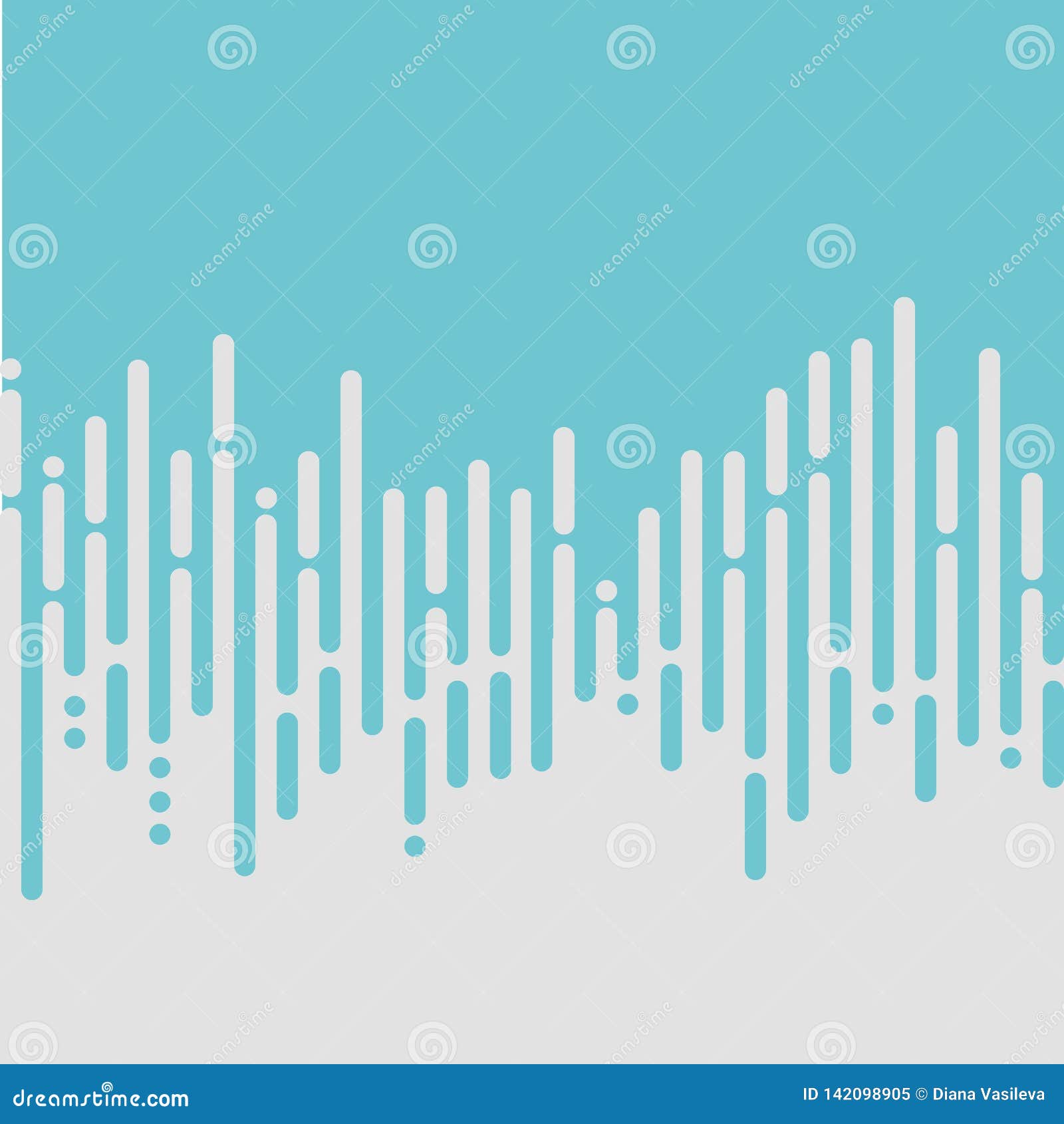 Vector Abstract Blue Rounded Lines Background Stock Vector ...