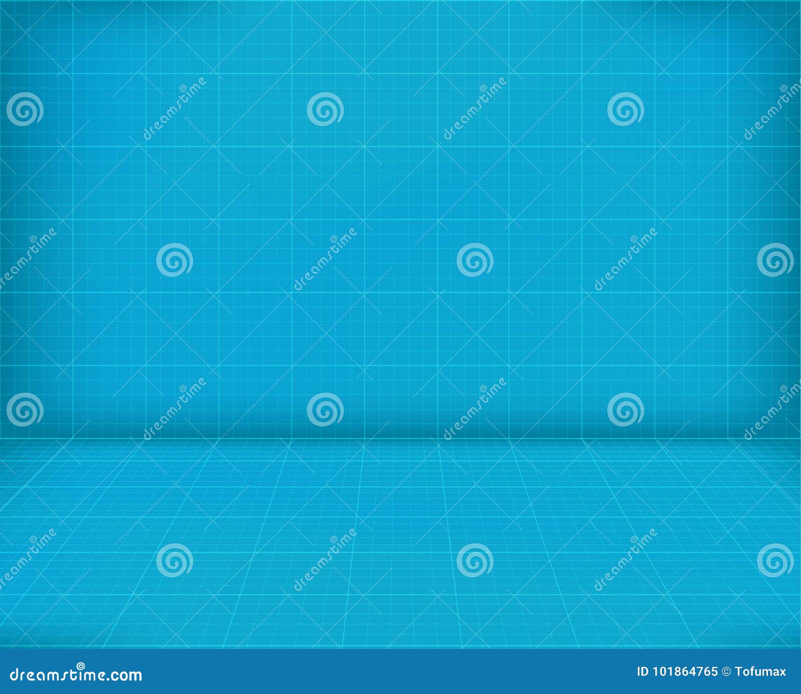 Blue Screen Background with Grid Line Stock Vector - Illustration of ...