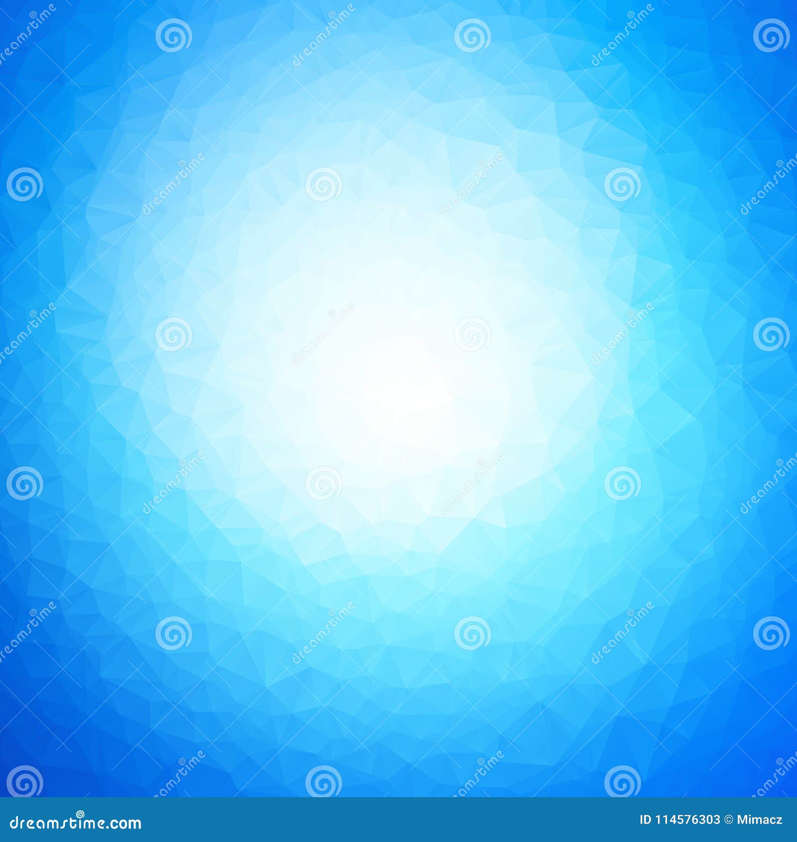 Vector Abstract Blue Water Triangles Background Stock Illustration ...