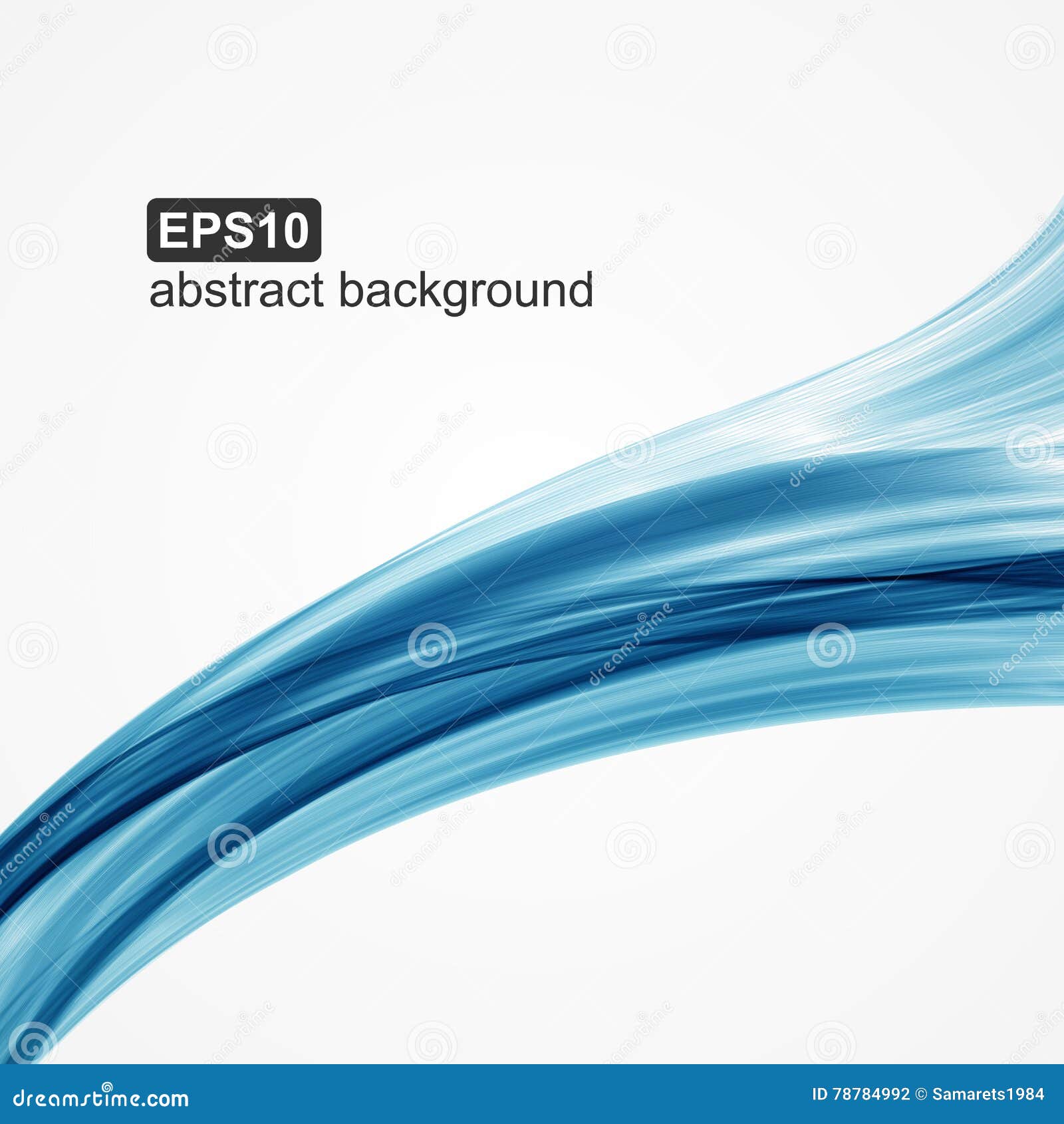 Blue Waves. Abstract Background, Bitmap, Computer Generated Stock ...