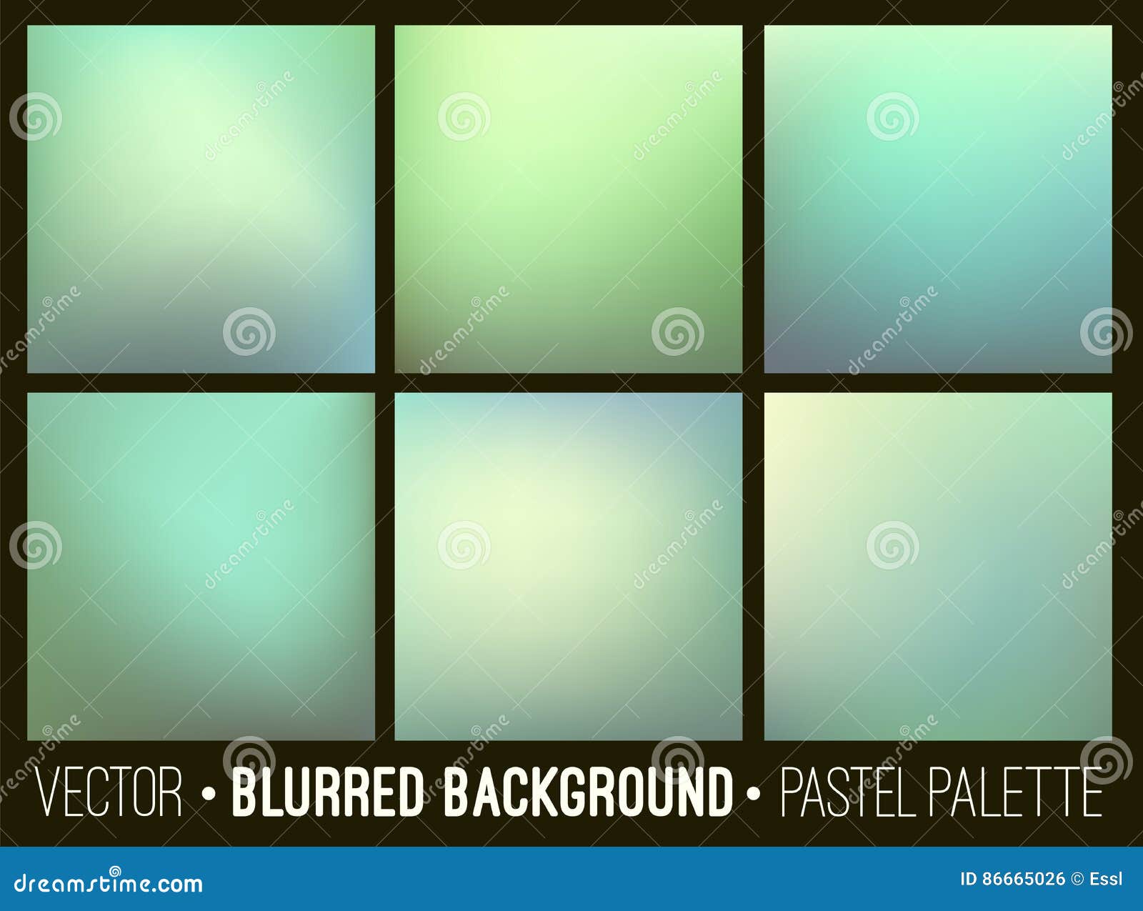 Vector Abstract Blurred Background. Web Site Banners Design. Interface ...