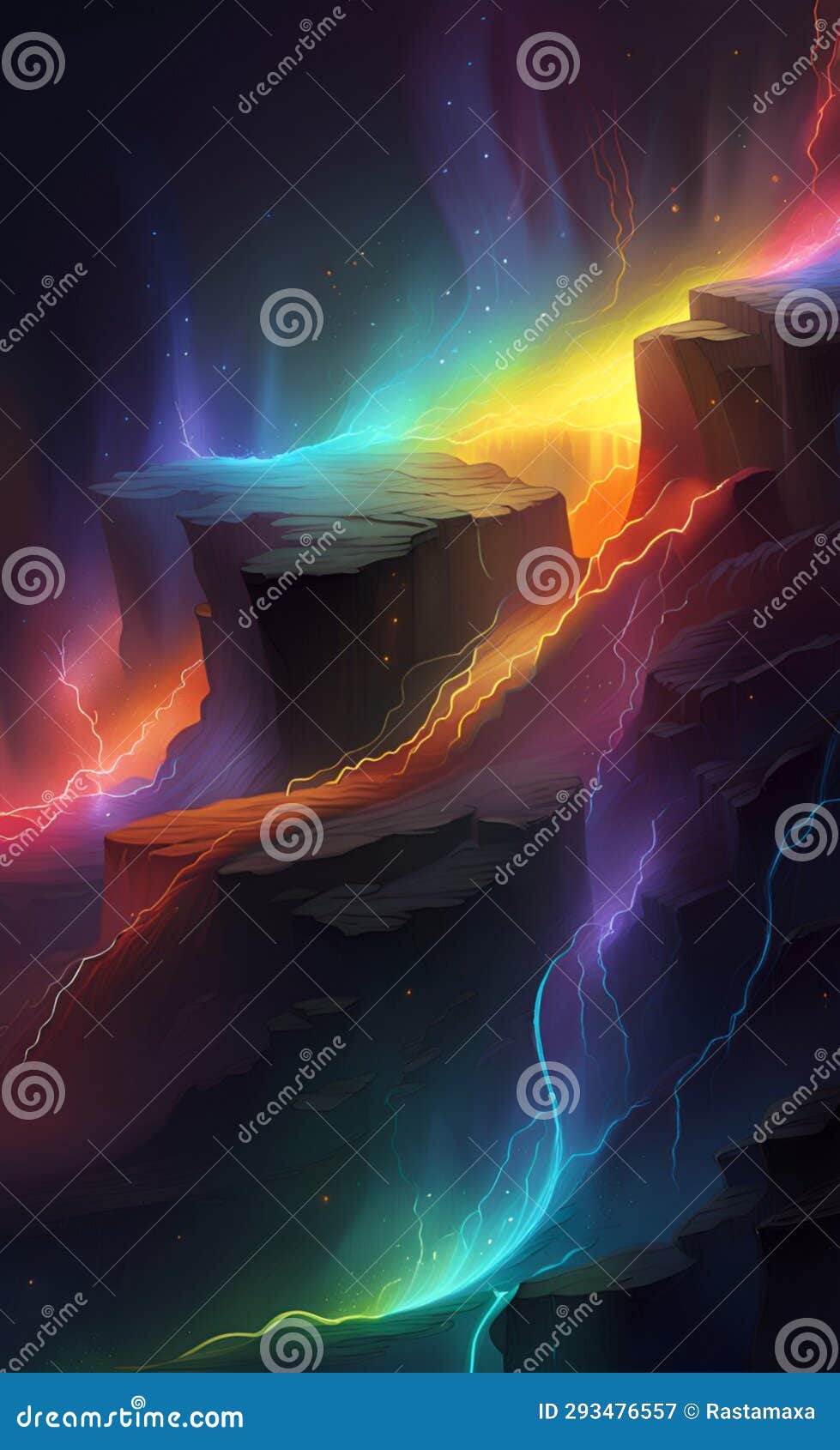 Vector Abstract Bokeh Lights Background,dark Space Background, Streams ...