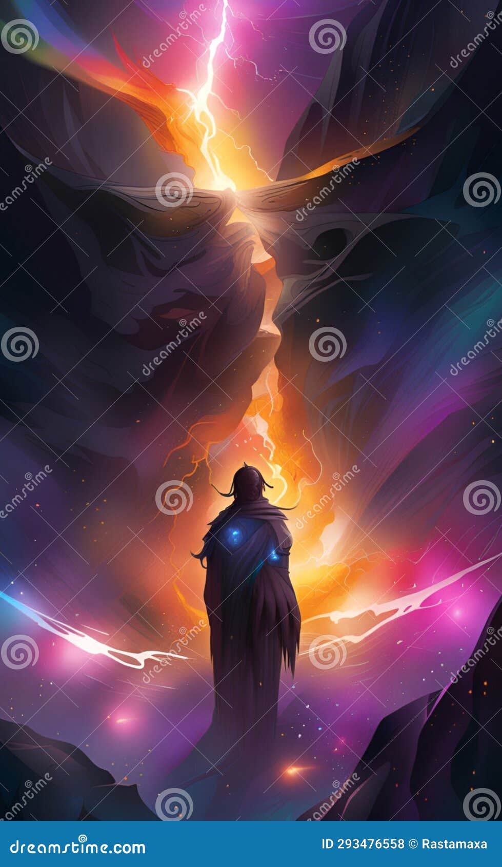 Vector Abstract Bokeh Lights Background,dark Space Background, Streams ...