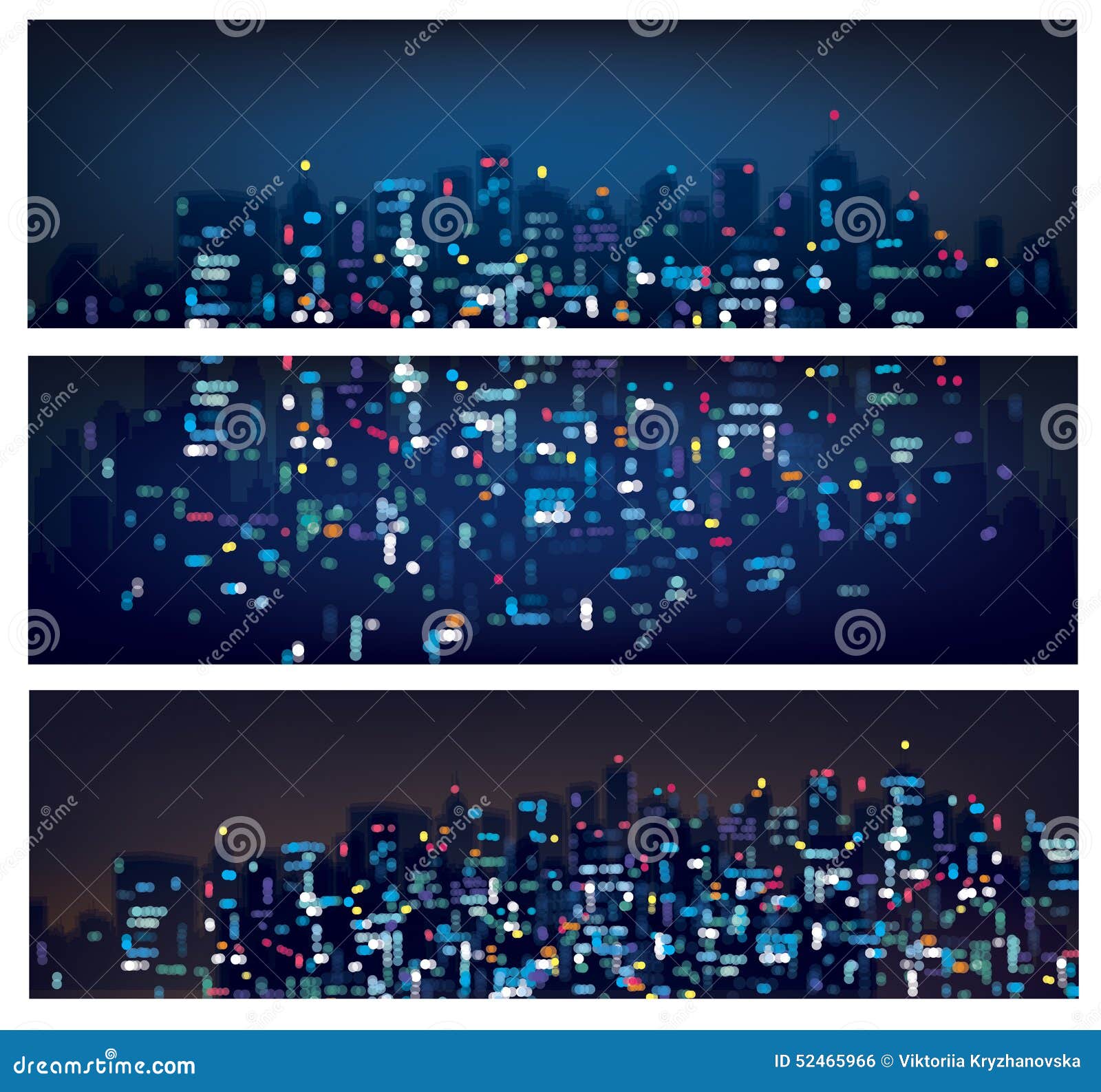 City Banners Cartoon Vector | CartoonDealer.com #26812523