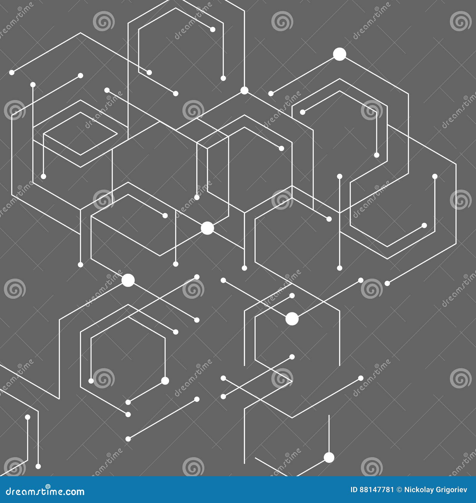 Vector abstract boxes stock vector. Illustration of concept - 88147781