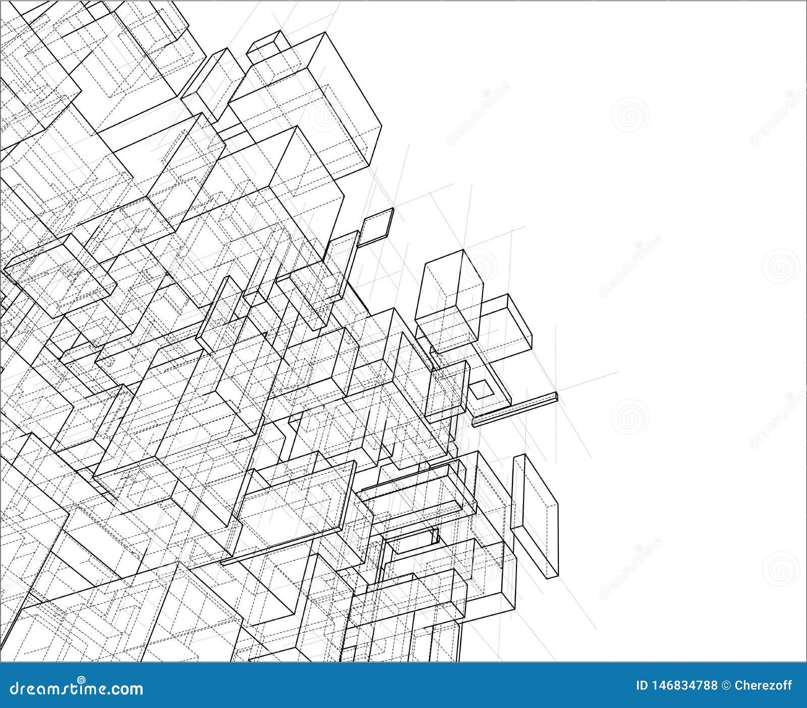 Vector Abstract Boxes Background Stock Vector - Illustration of banner ...