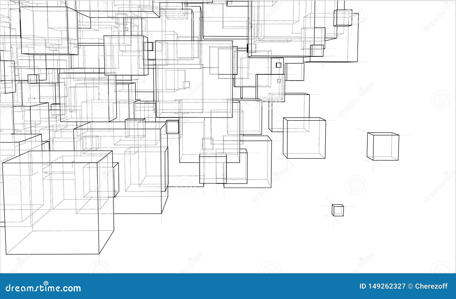 Vector Abstract Boxes Background Stock Vector - Illustration of ...