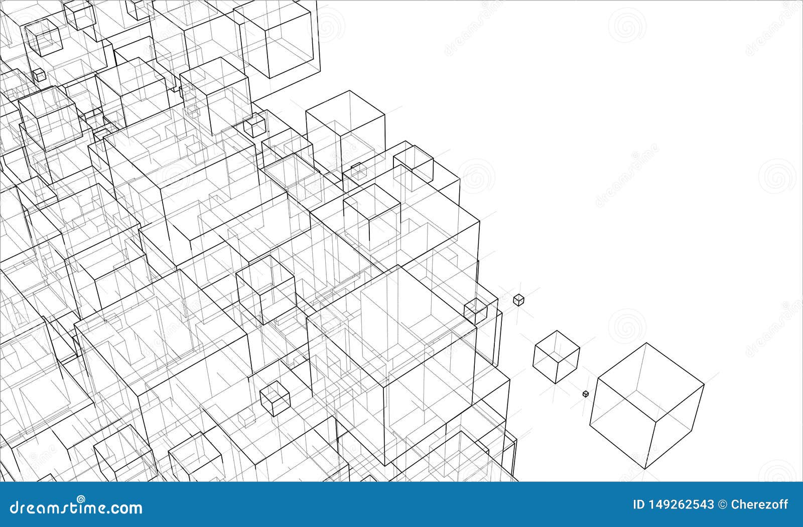 Vector Abstract Boxes Background Stock Vector - Illustration of poster ...