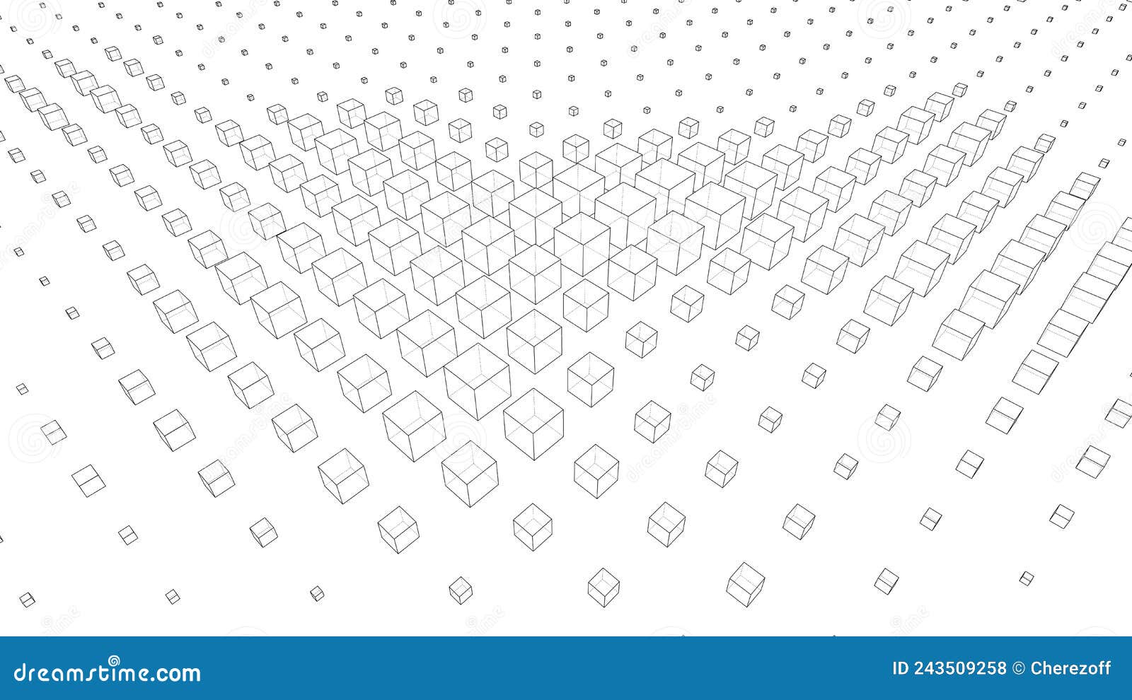 Vector Abstract Boxes Background Stock Vector - Illustration of template, mesh: 243509258