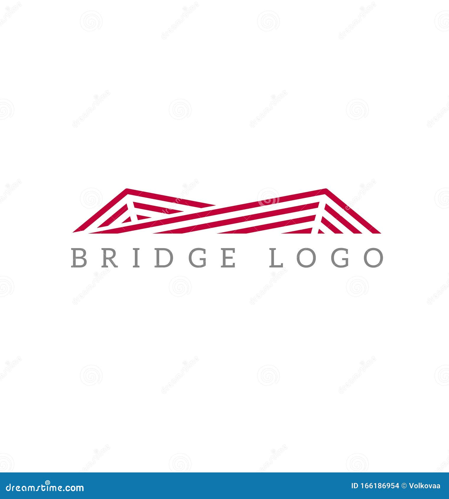 Vector Abstract Bridge Logo. Design Template Stock Vector ...