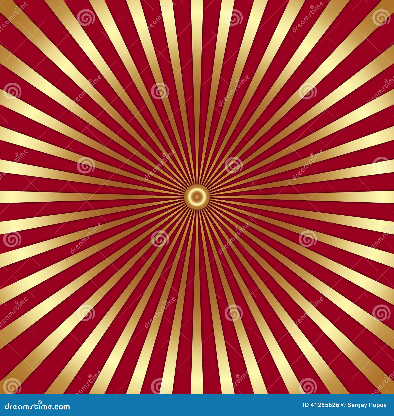 Vector Abstract Bright Background with Golden Rays Stock Vector ...