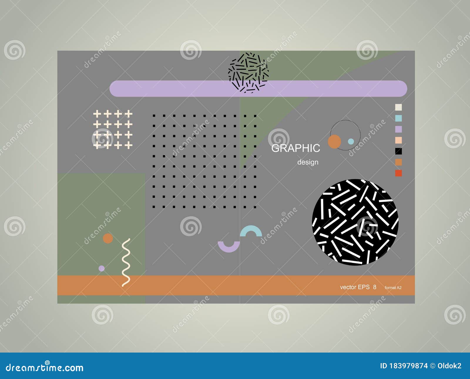 Vector Abstract Brochure, Geometric Graphic Design Stock Vector ...