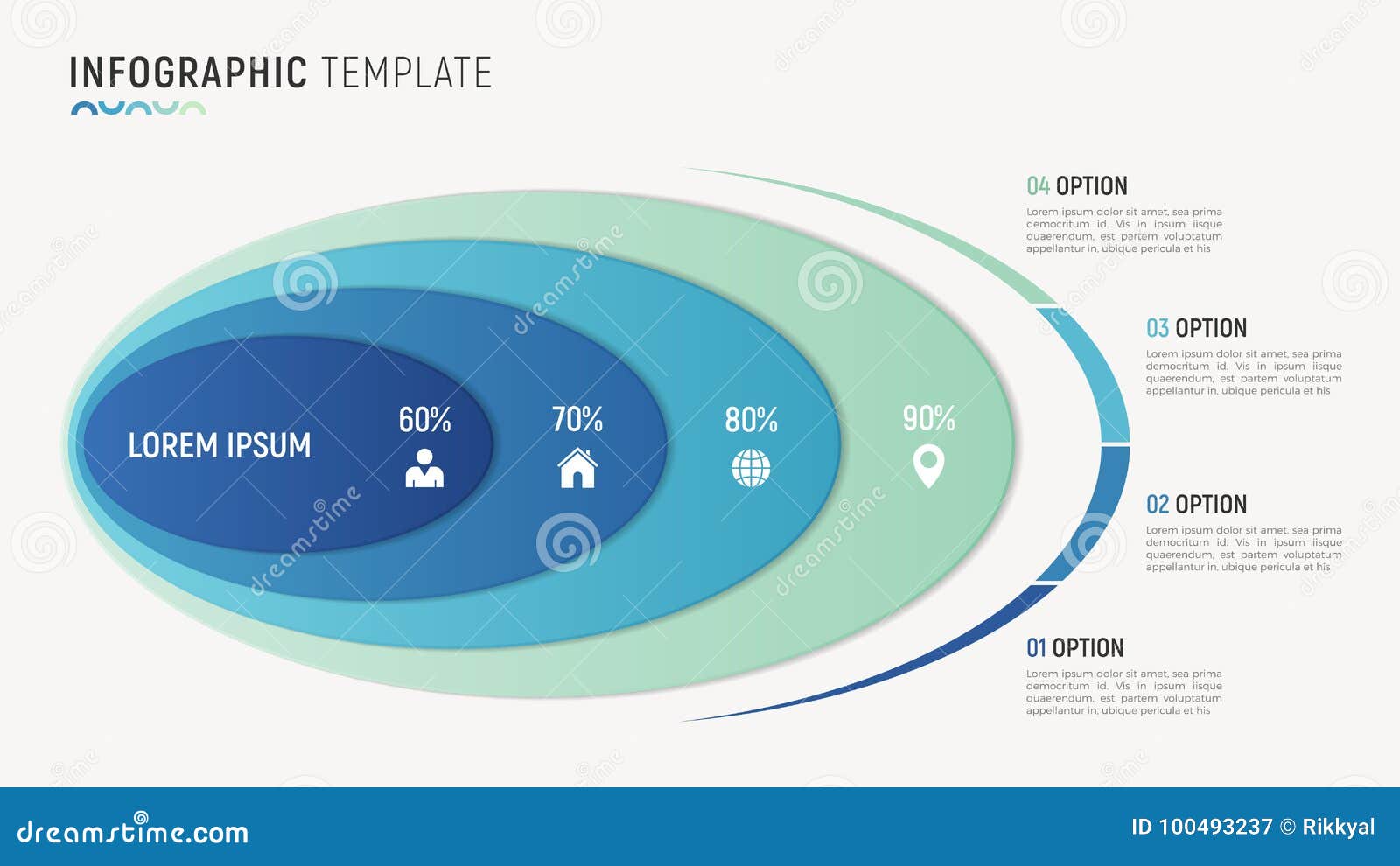 Vector Abstract Chart Infographic Template for Data Visualizatio Stock Vector - Illustration of ...