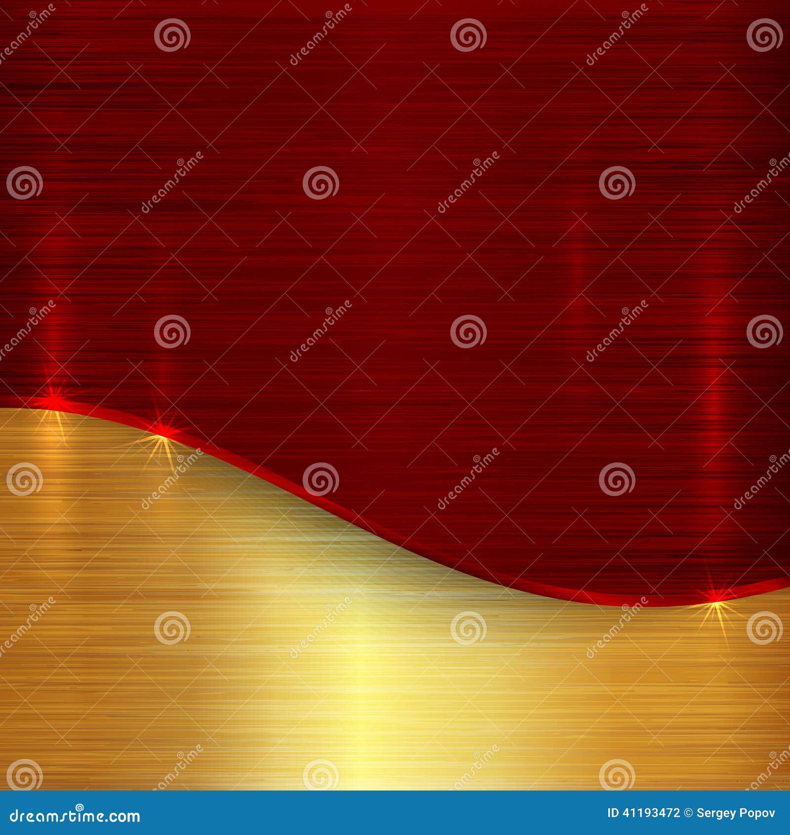Vector Abstract Cherry Red and Gold Metallic Stock Vector ...