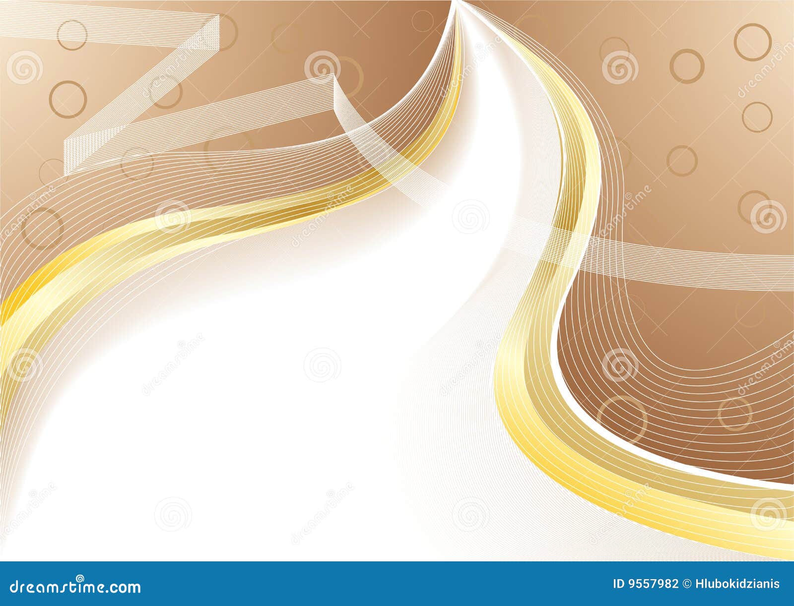 Abstract Chocolate Wave Background Vector Illustration | CartoonDealer ...