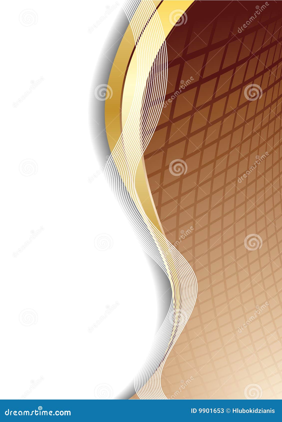 Abstract Chocolate Wave Background Vector Illustration | CartoonDealer ...