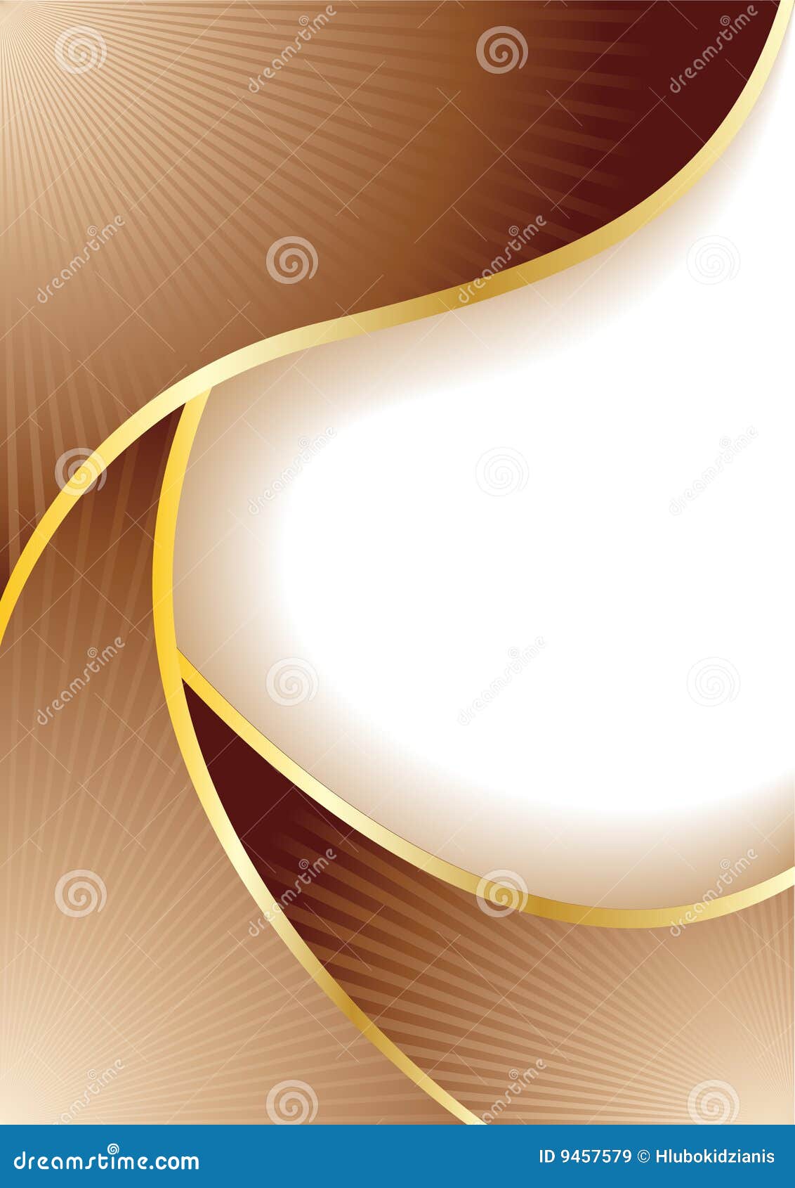 Abstract Chocolate Wave Background Vector Illustration | CartoonDealer ...