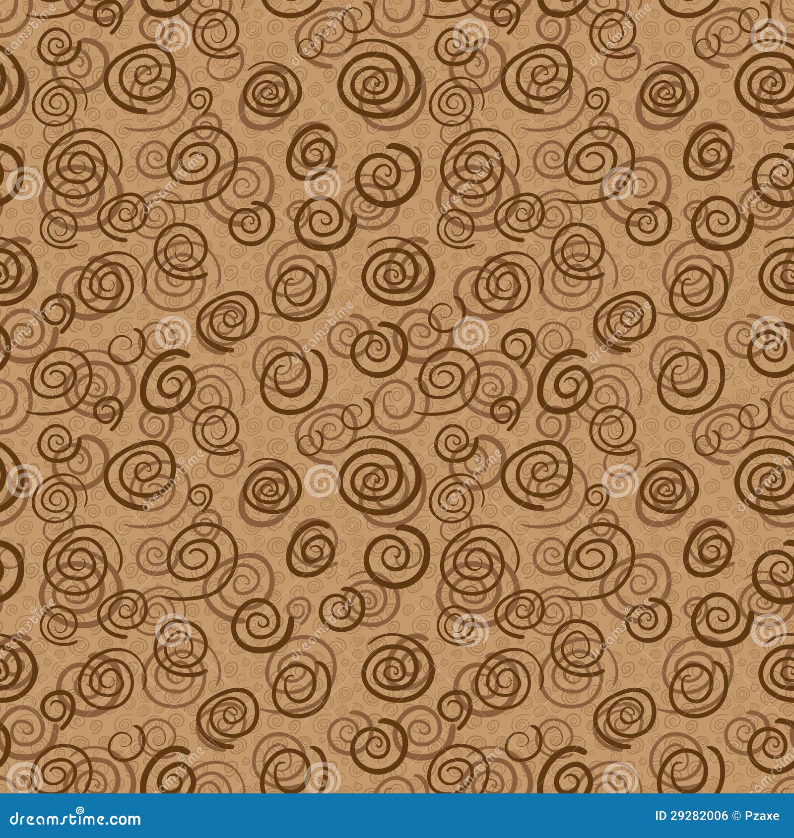 Vector Abstract Chocolate Pattern - Seamless Backg Stock Vector ...