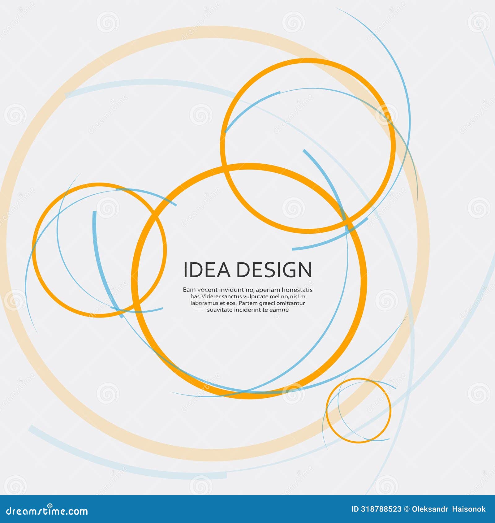 Vector Abstract Circle. Modern Design Stock Illustration - Illustration ...