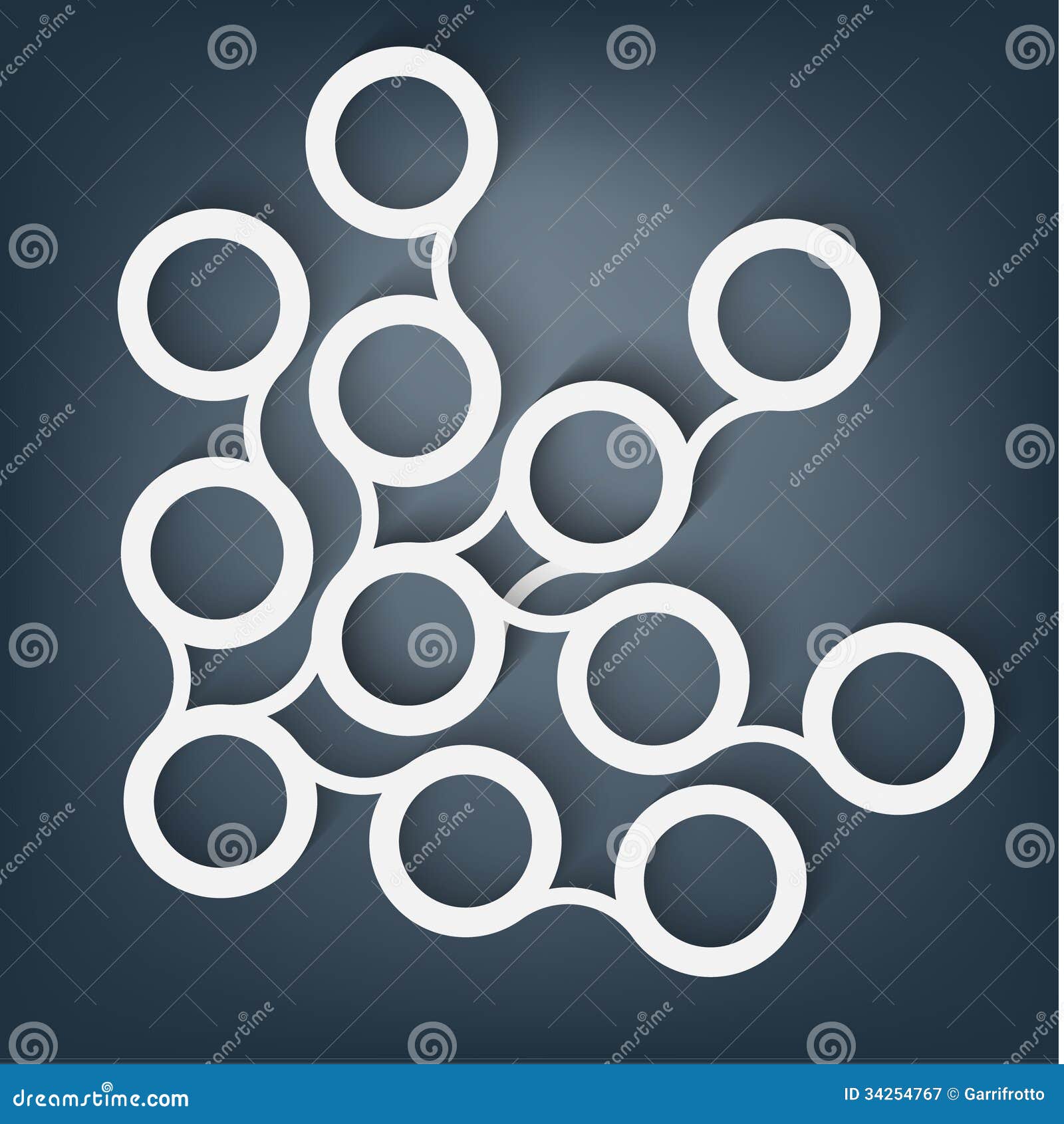 Vector Abstract Circle Object Stock Vector - Illustration of symbol ...