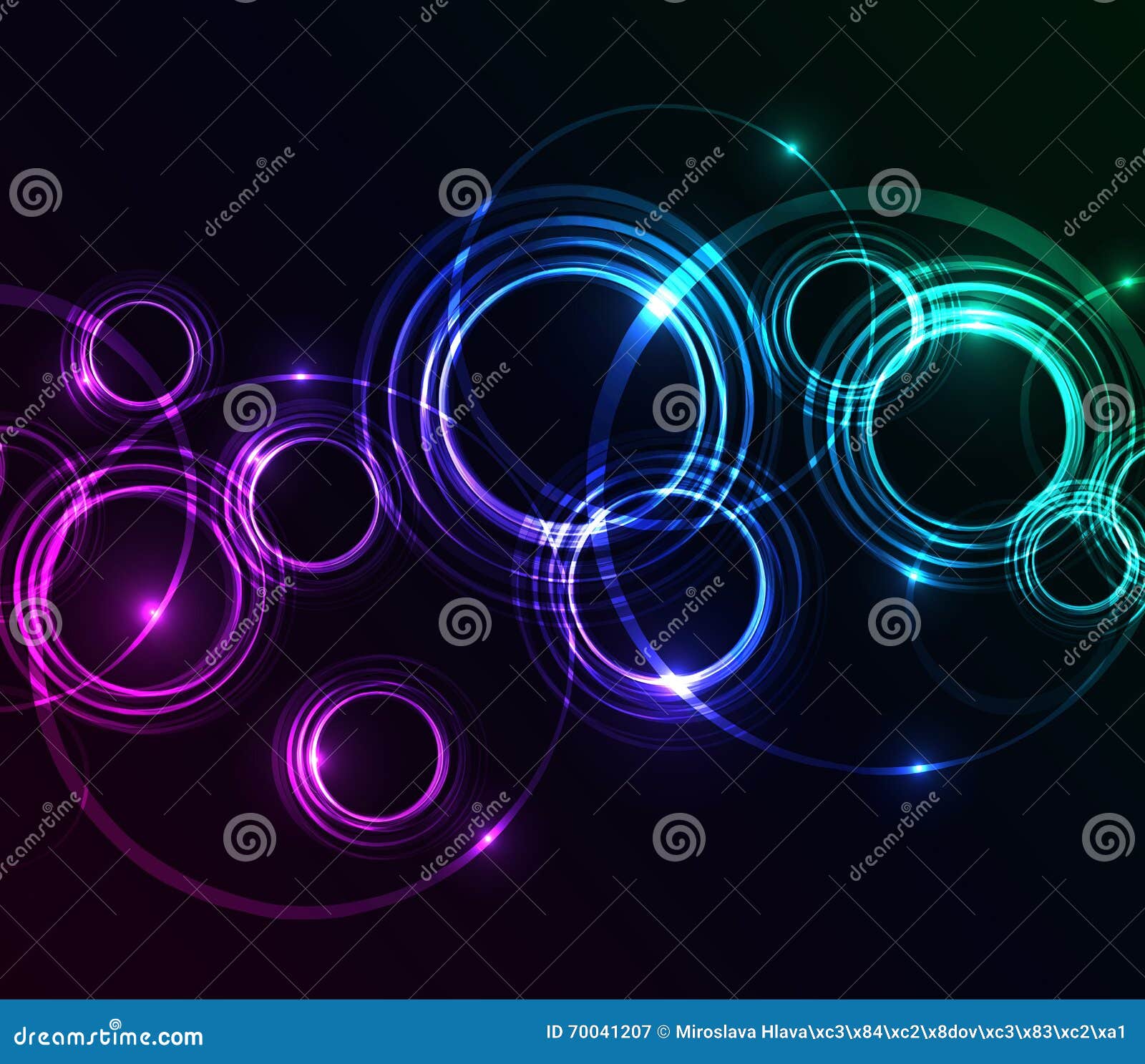 Vector abstract circles stock vector. Illustration of decorative - 70041207
