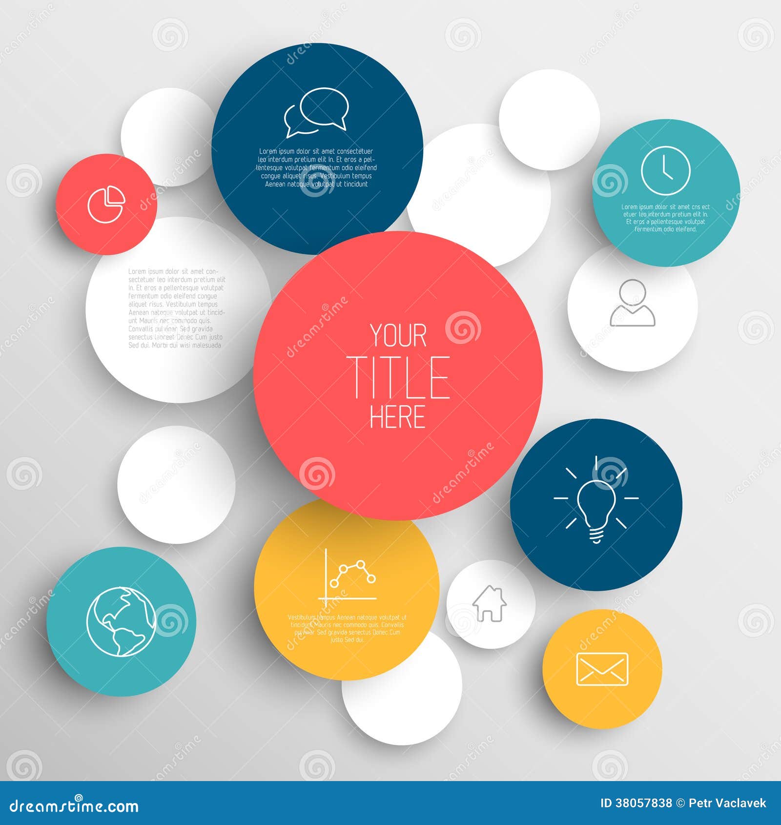 Vector Abstract Circles Infographic Template Stock Illustration ...