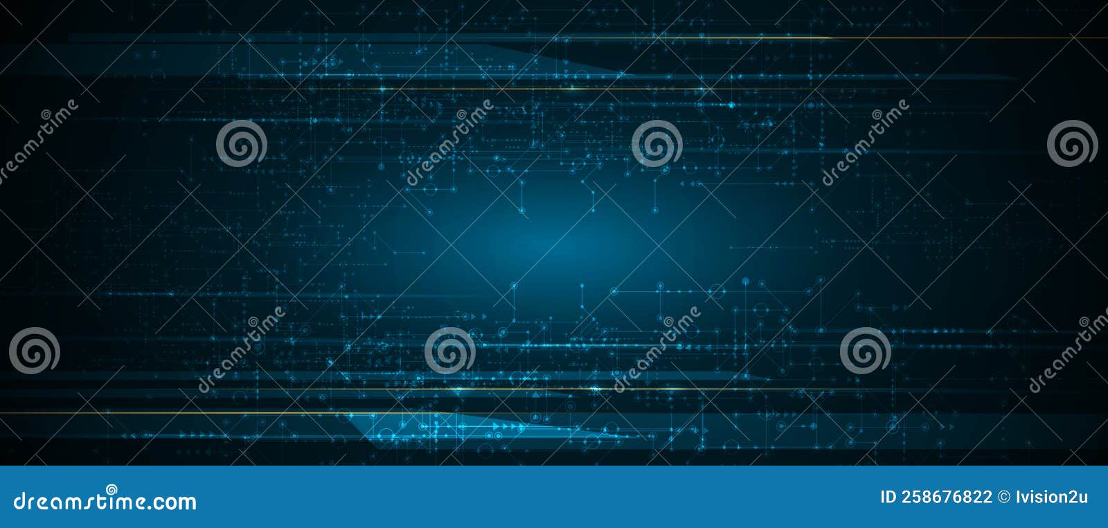 Vector Abstract Circuit Board, Illustration High Tech Computer ...