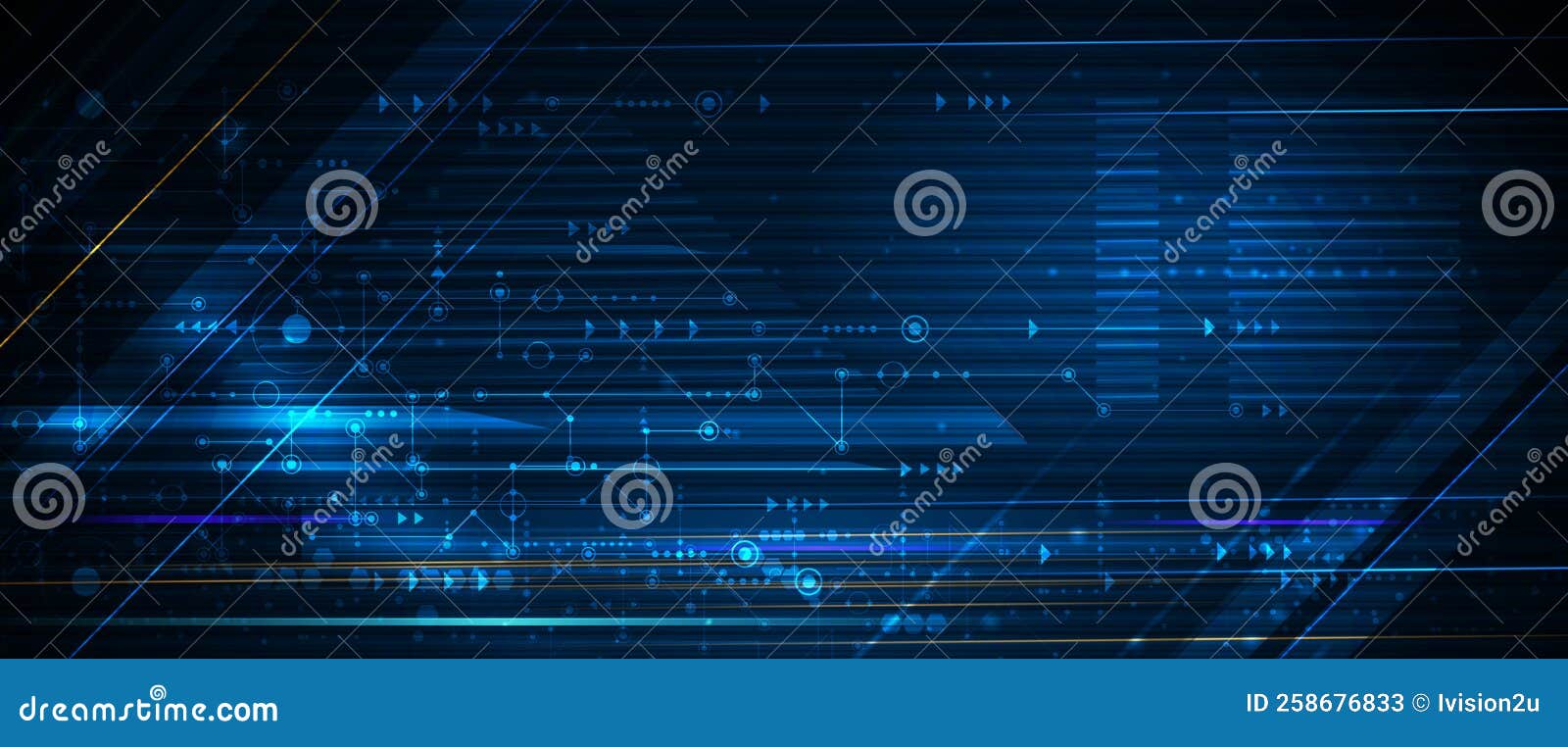 Vector Abstract Circuit Board, Illustration High Tech Computer ...