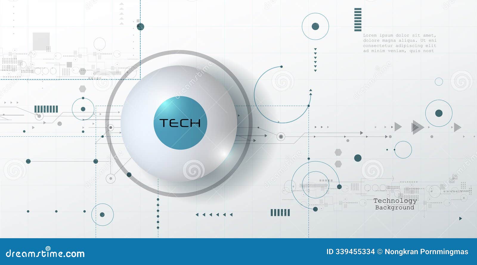 Vector Abstract Circuit Board, Illustration High Tech Computer ...