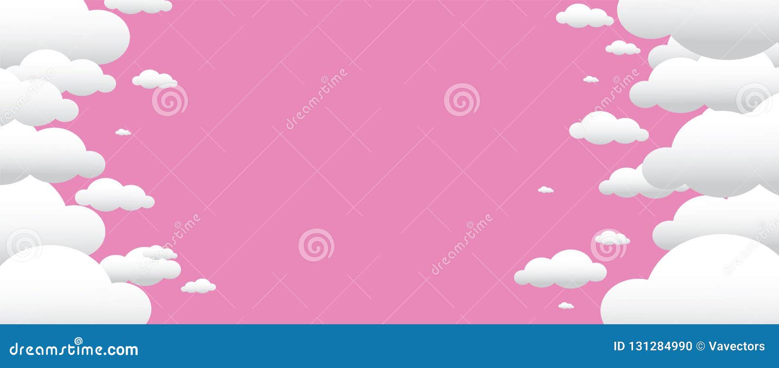 Abstract Cloud Background with Fun Design Style Stock Vector ...