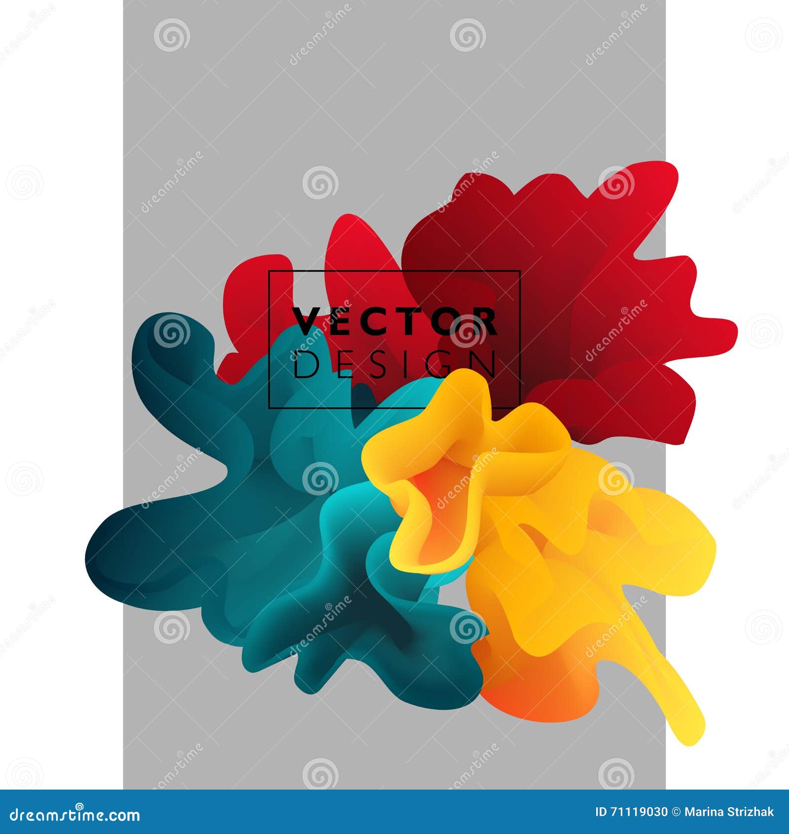 Vector Abstract Color Cloud. Stock Vector - Illustration of explosion ...