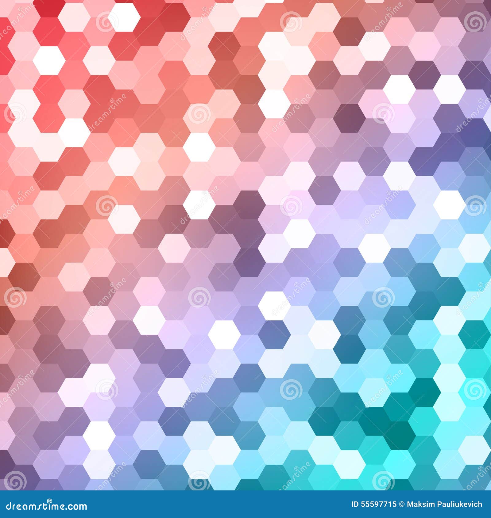 Vector Abstract Color 3d Hexagonal Stock Vector - Illustration of round ...