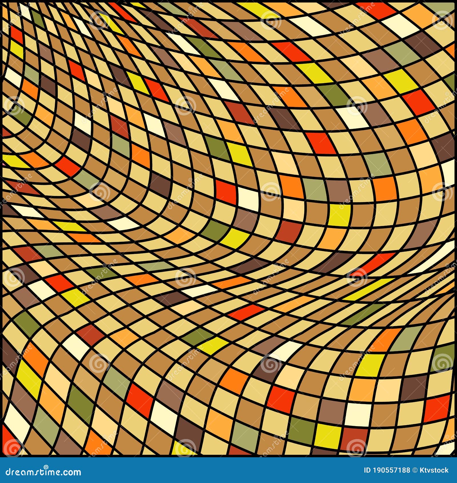 Vector Abstract Color Grid Pattern Stock Vector - Illustration of area ...