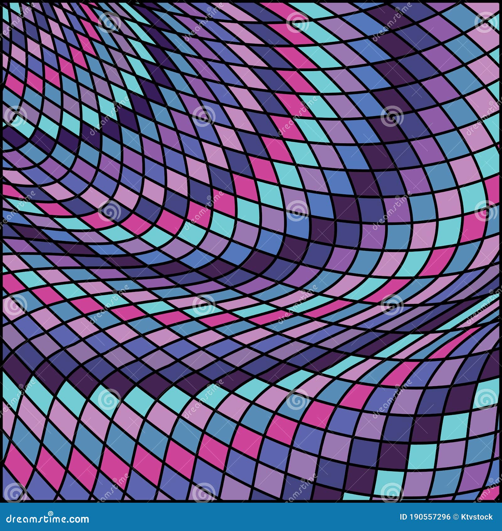 Vector Abstract Color Grid Pattern Stock Vector - Illustration of ...