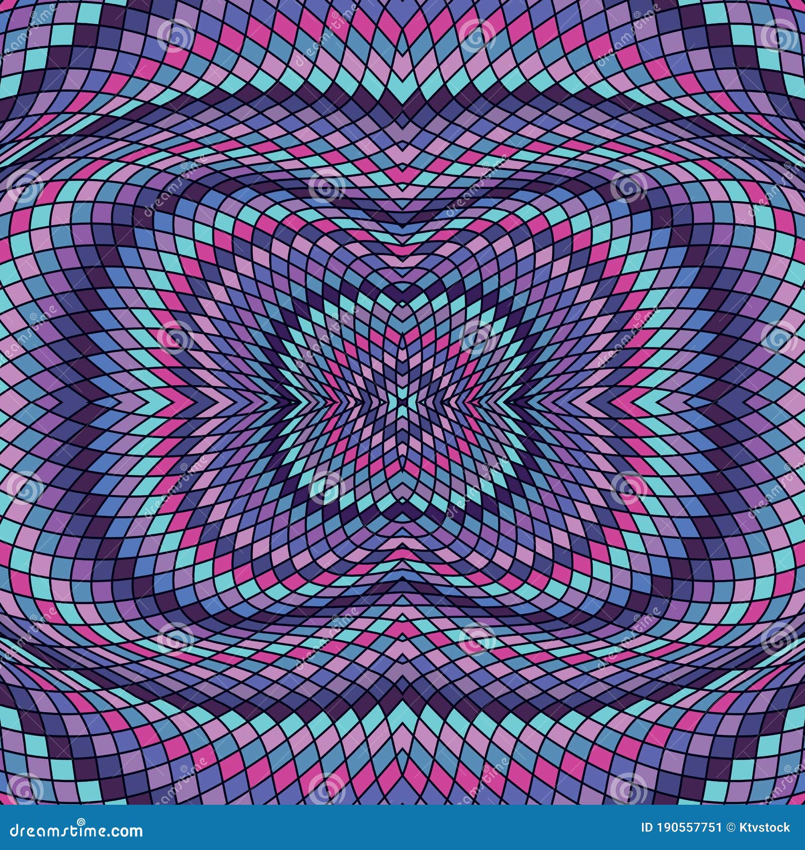 Vector Abstract Color Grid Pattern Stock Vector Illustration Of