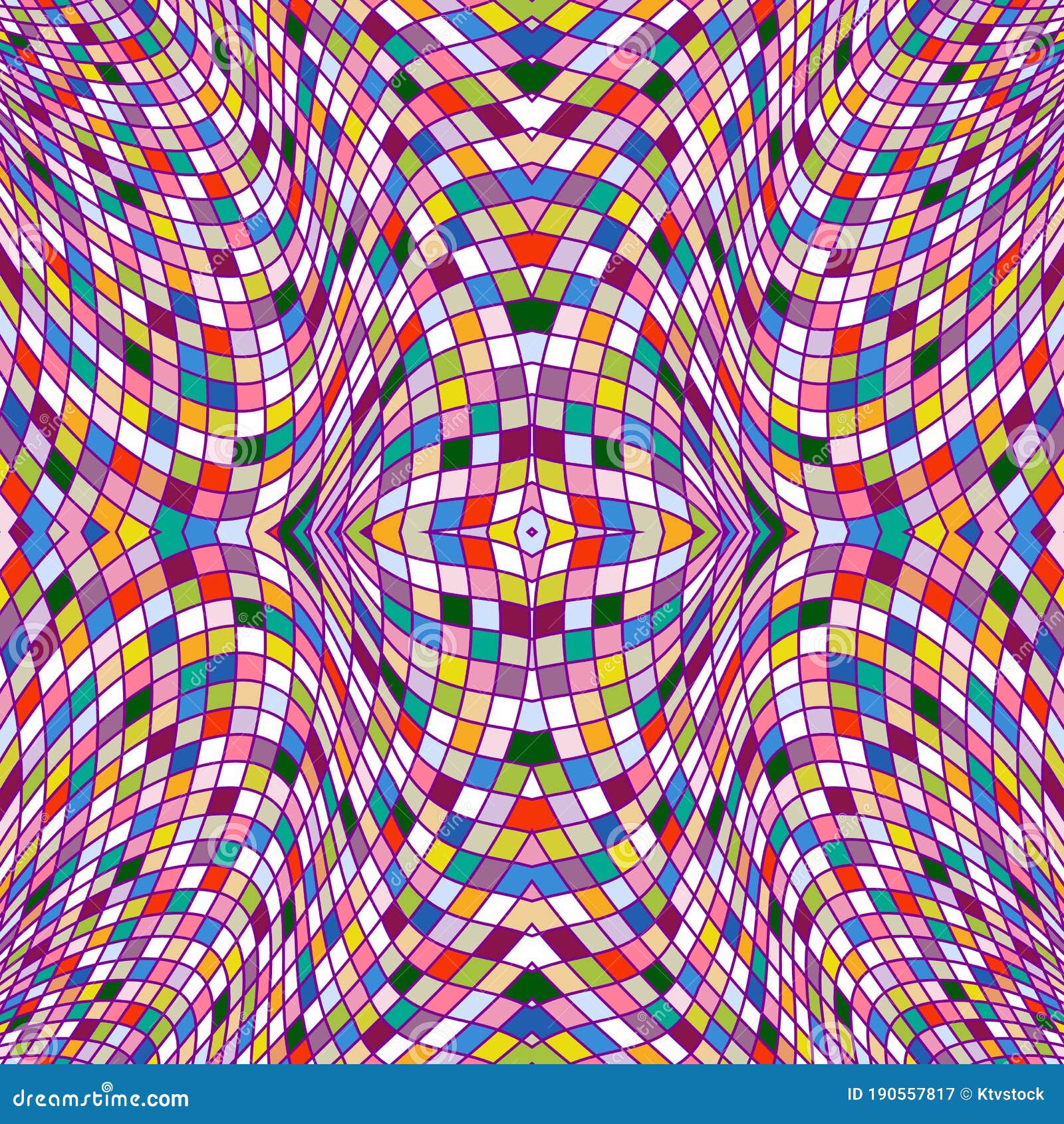 Vector Abstract Color Grid Pattern. Stock Vector - Illustration of grid ...