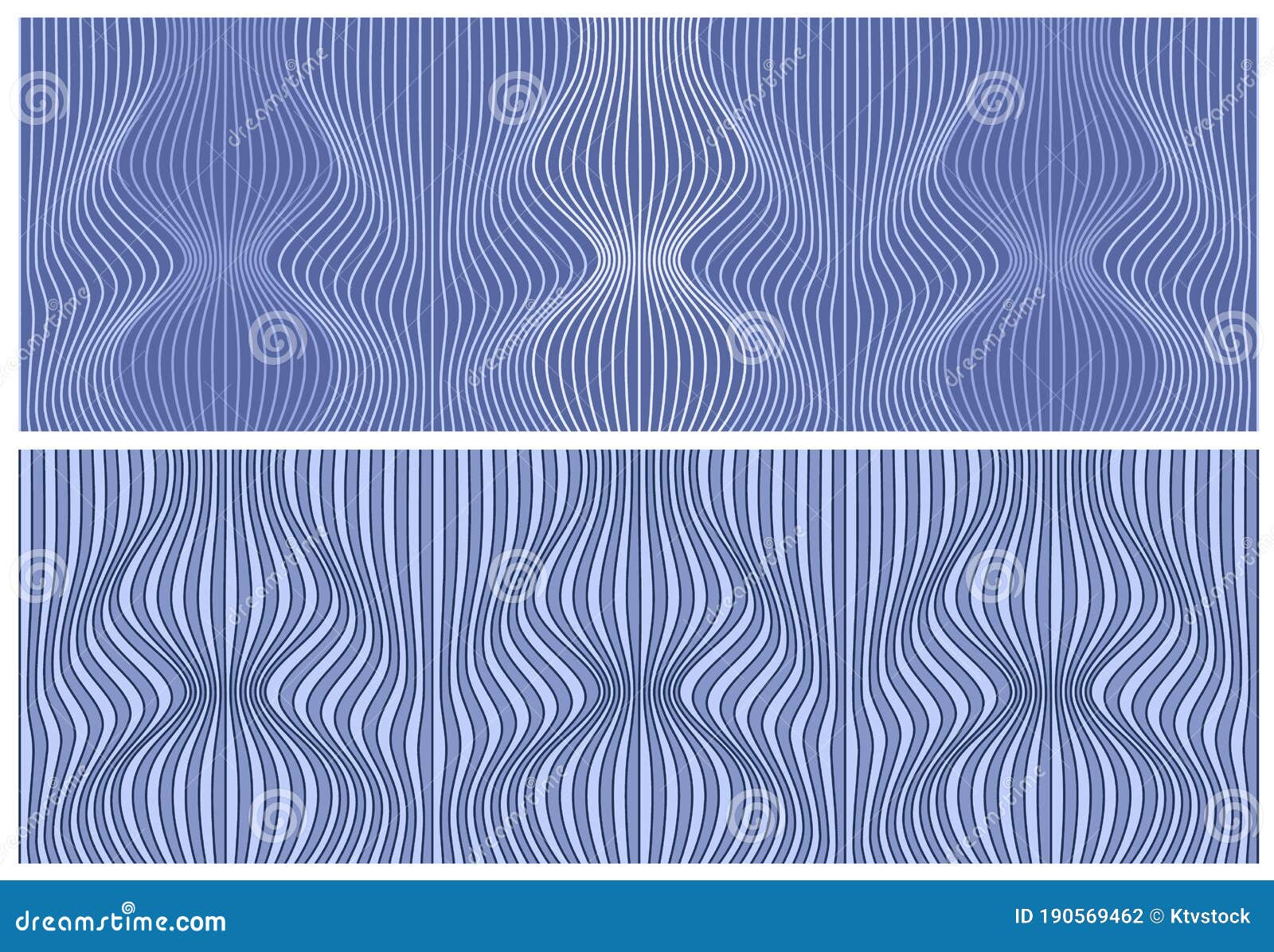 Vector Abstract Color Lines Patterns Set. Stock Vector - Illustration ...