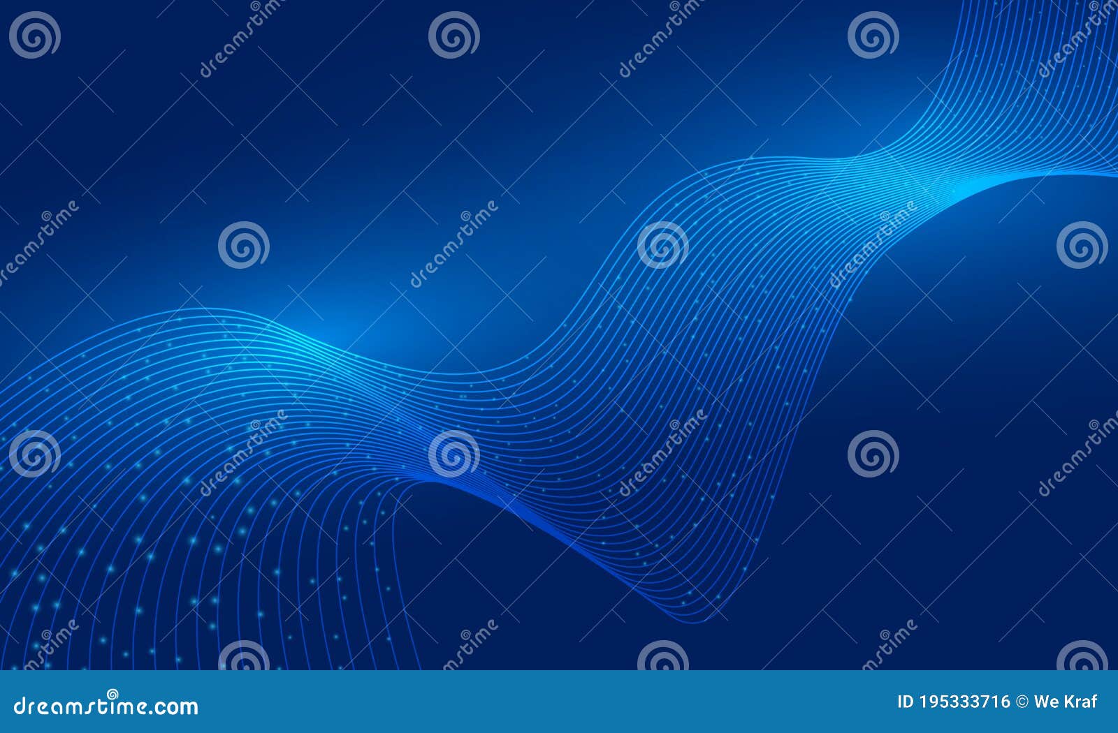 Vector Abstract Color Waves Design Element Background Stock Vector