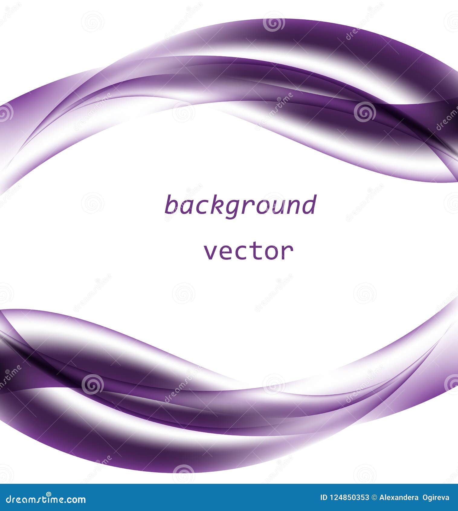 Vector Abstract Color Wavy Lines. Purple Color Smoke Wave. Transparent ...