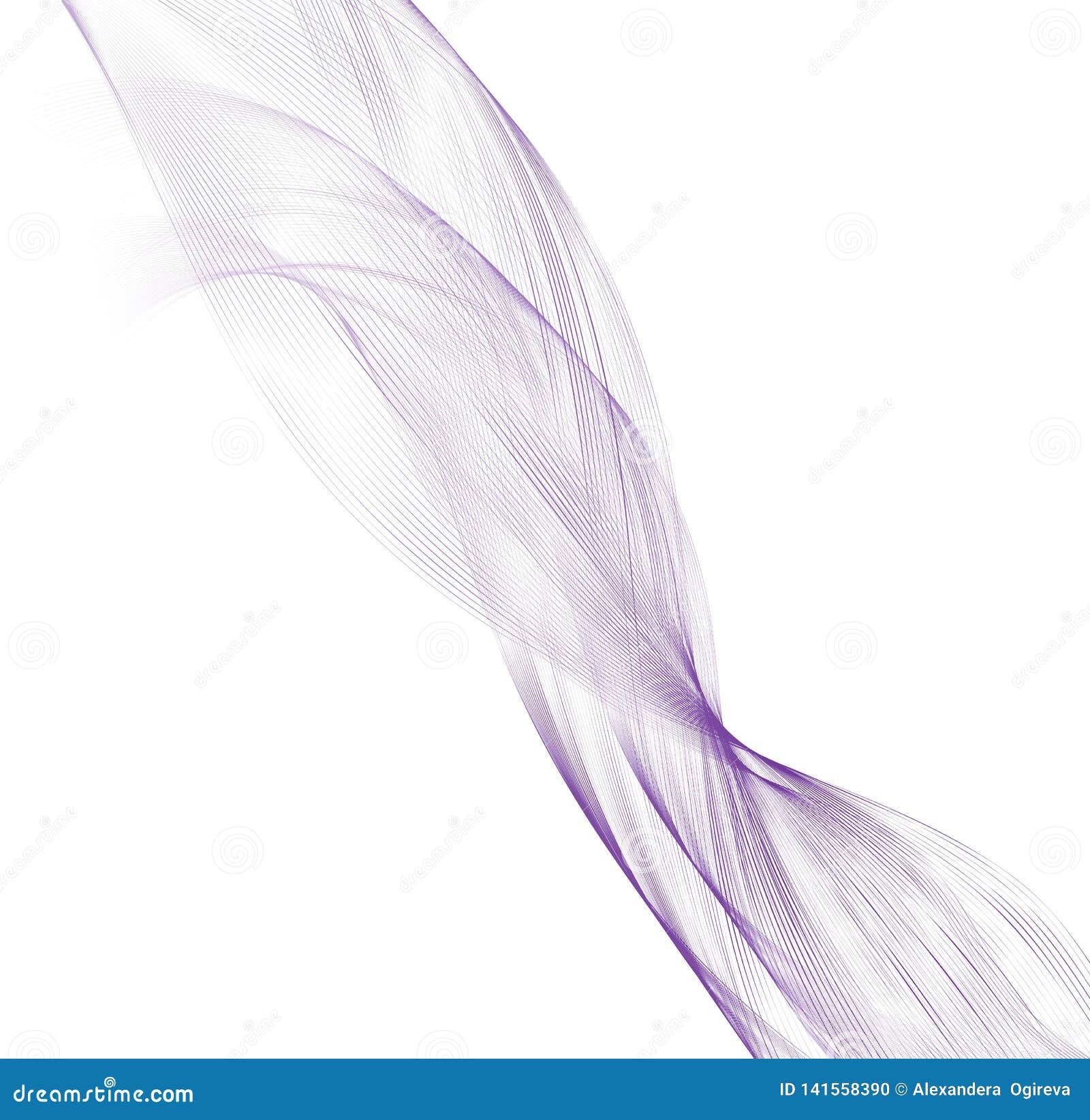 Vector Abstract Color Wavy Lines. Purple Color Smoke Wave. Transparent ...