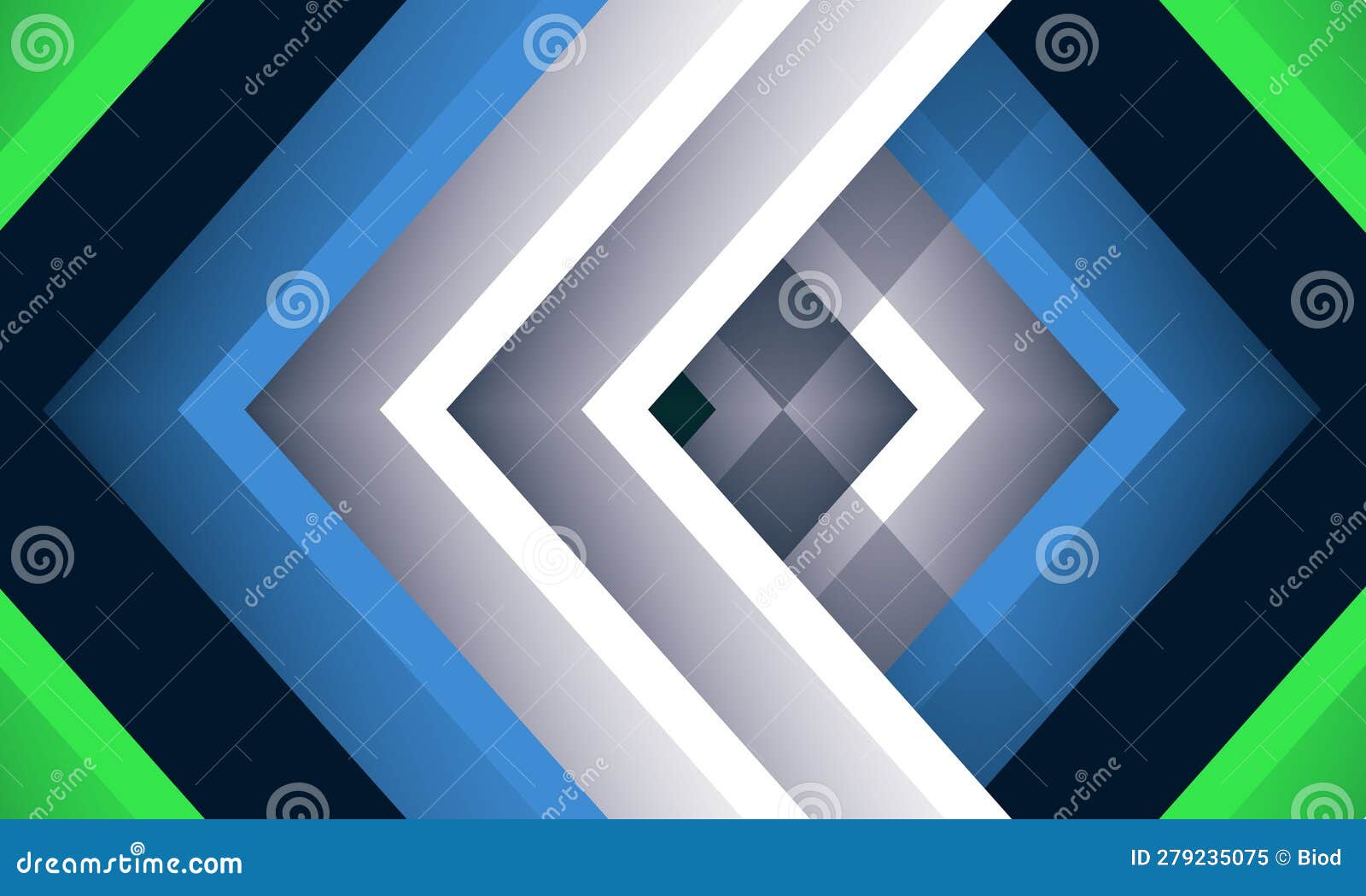 Vector Abstract Colored Geometric 3D Background with Rhombus and Arrows ...