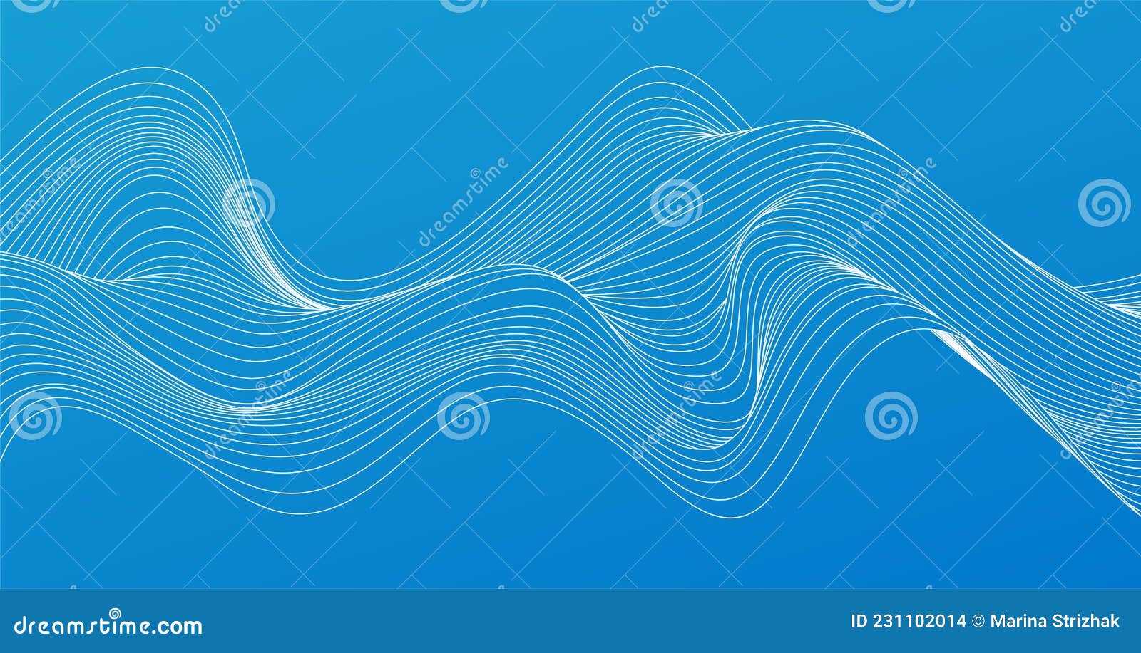 Vector Abstract Colorful Flowing Wave Lines Design Element for ...