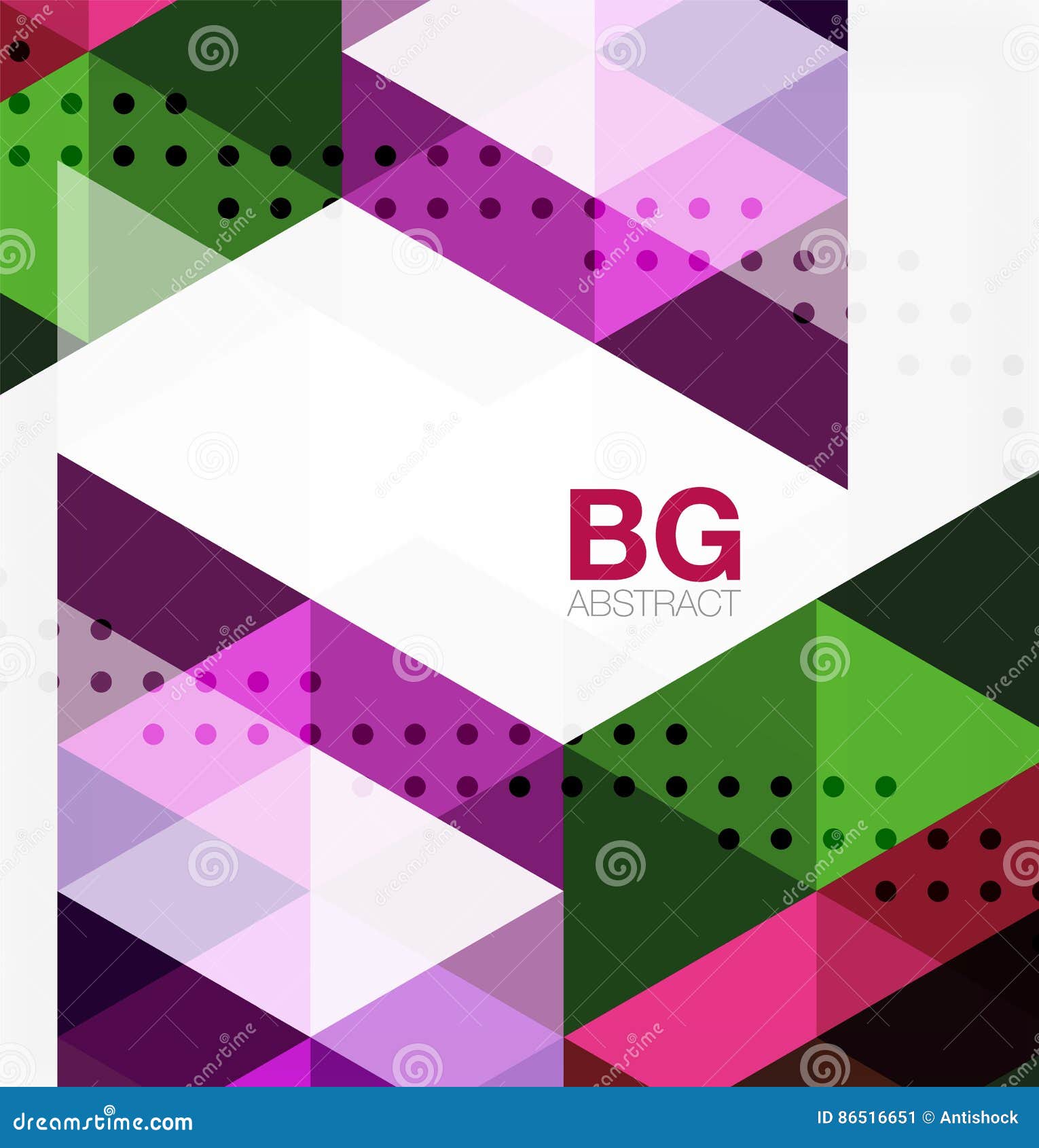 Vector Abstract Colorful Triangle Repetition Stock Illustration ...