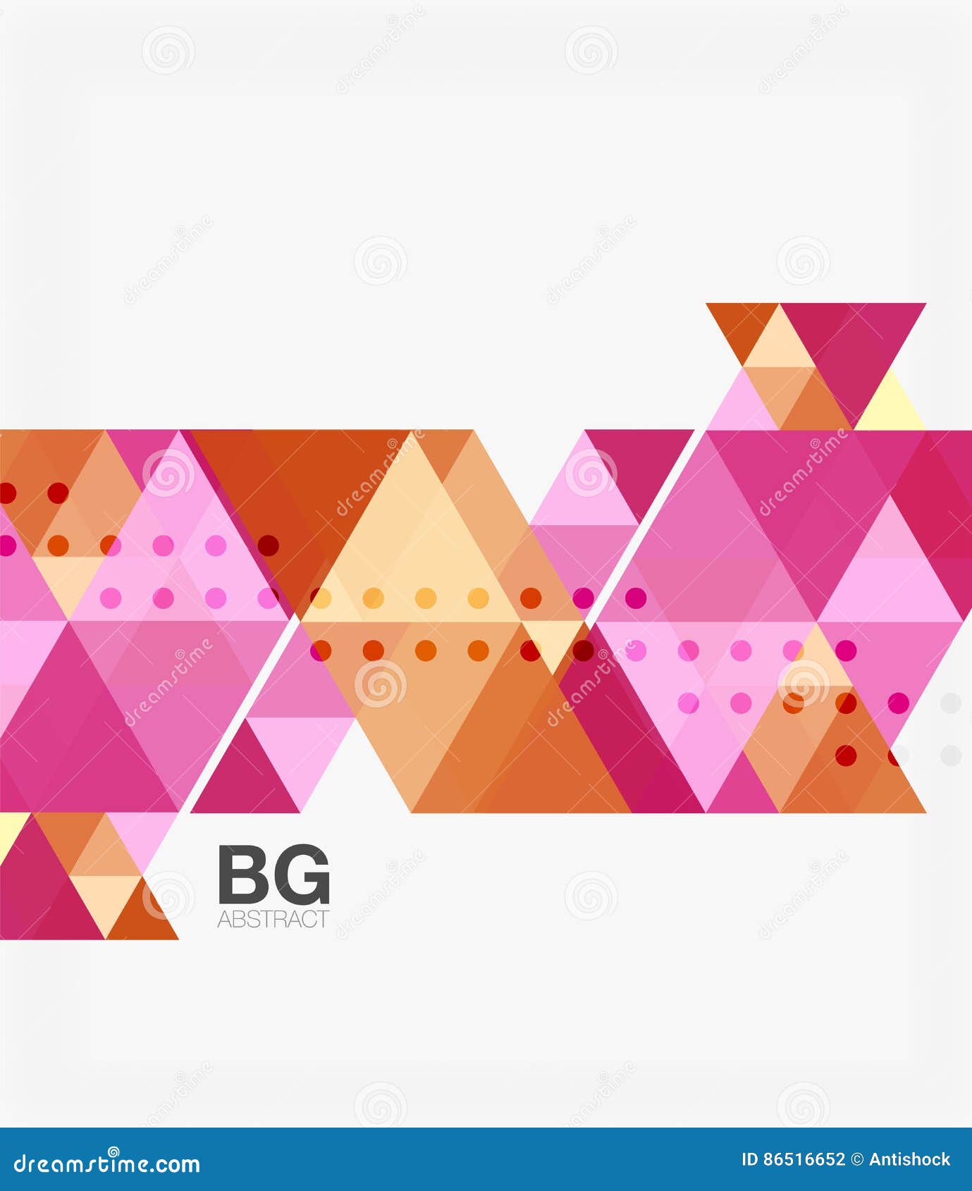 Vector Abstract Colorful Triangle Repetition Stock Illustration ...