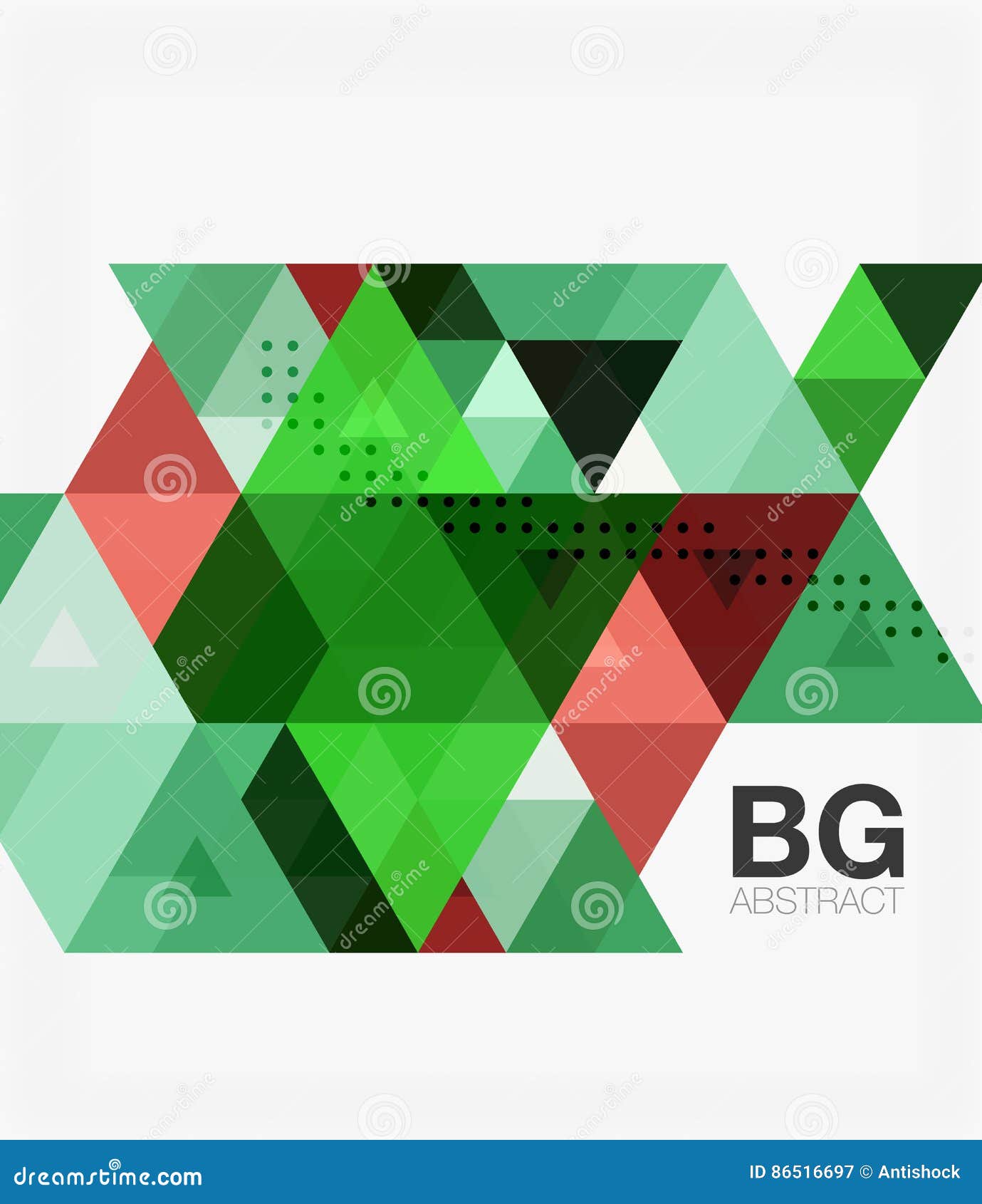 Vector Abstract Colorful Triangle Repetition Stock Illustration ...
