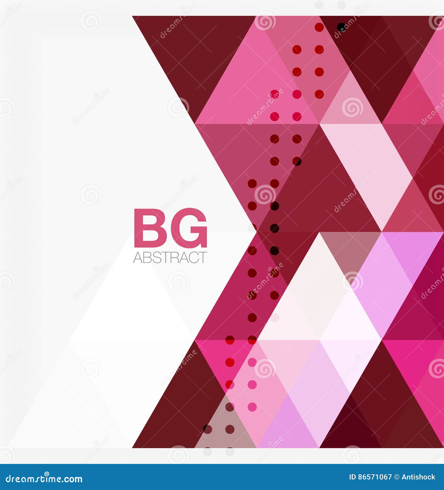 Vector Abstract Colorful Triangle Repetition Stock Illustration ...