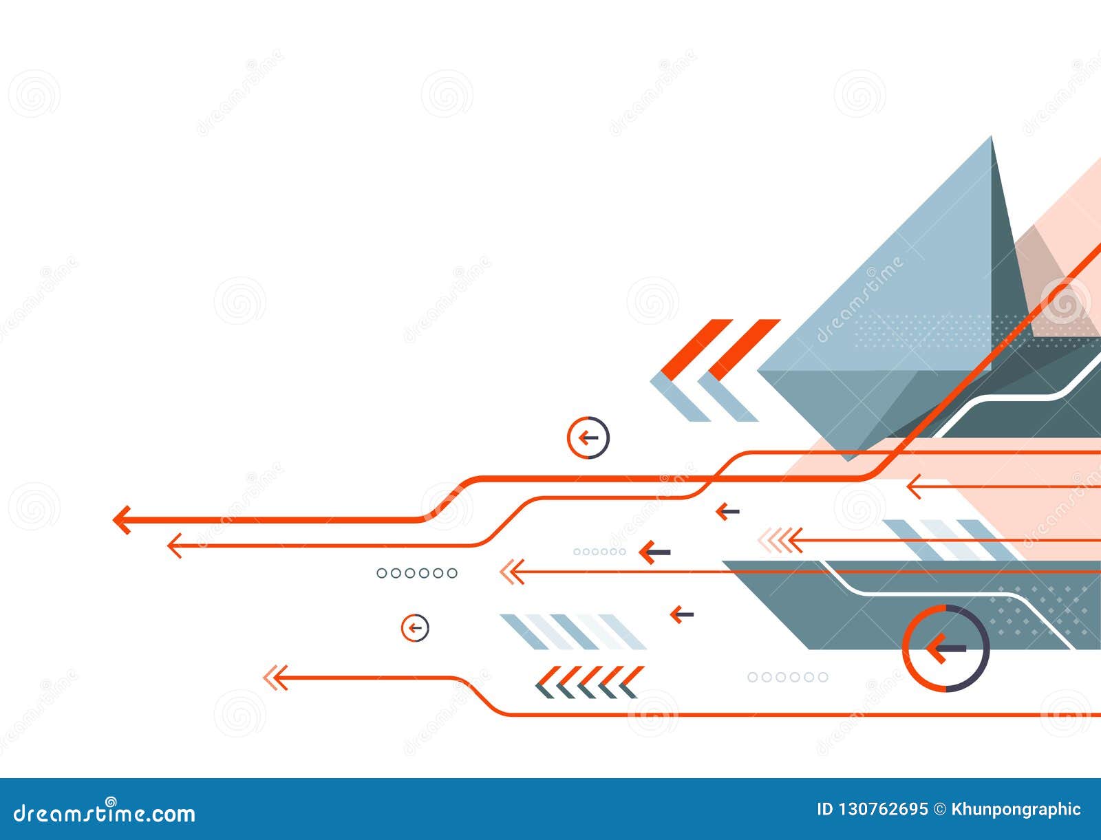 Vector Abstract Communication Technology Background, Digital Network ...